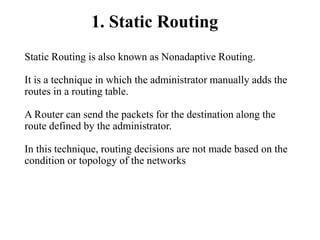 Routing and switching | PPTX