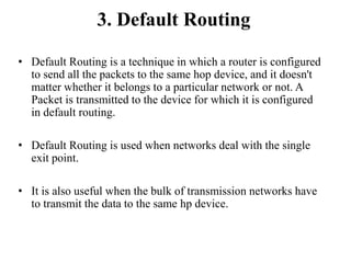 Routing and switching | PPTX