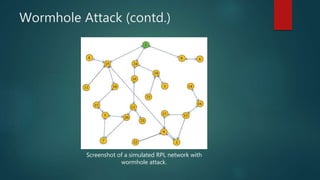 Routing attacks and counter measures in iot | PPT