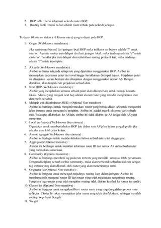 Routing (Routing Statis dan Routing Dinamis) | DOCX