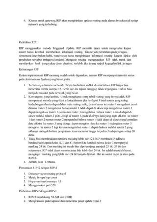 Routing (Routing Statis dan Routing Dinamis) | PDF