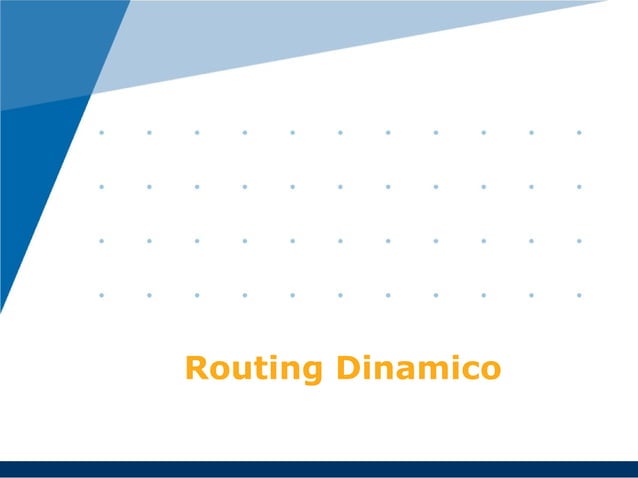 Routing dinamico | PPT