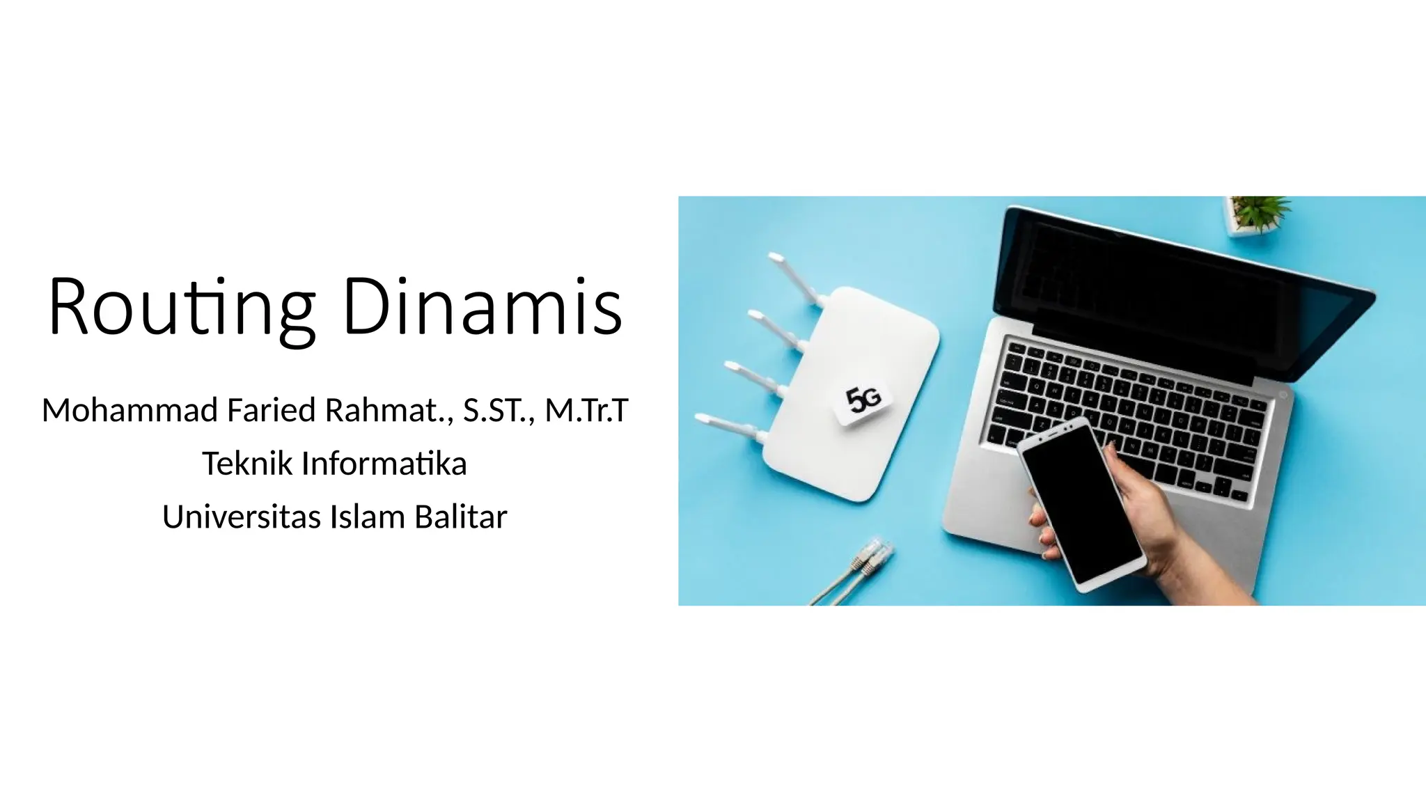 Materi Jaringan Komputer - Routing Dinamis | PPTX