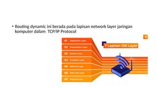 Materi Jaringan Komputer - Routing Dinamis | PPTX