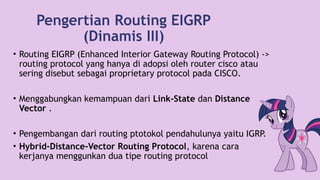 Routing Dinamis EIGRP & IGRP Pak Maulana | PPTX