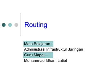 Routing dan Router | PPT