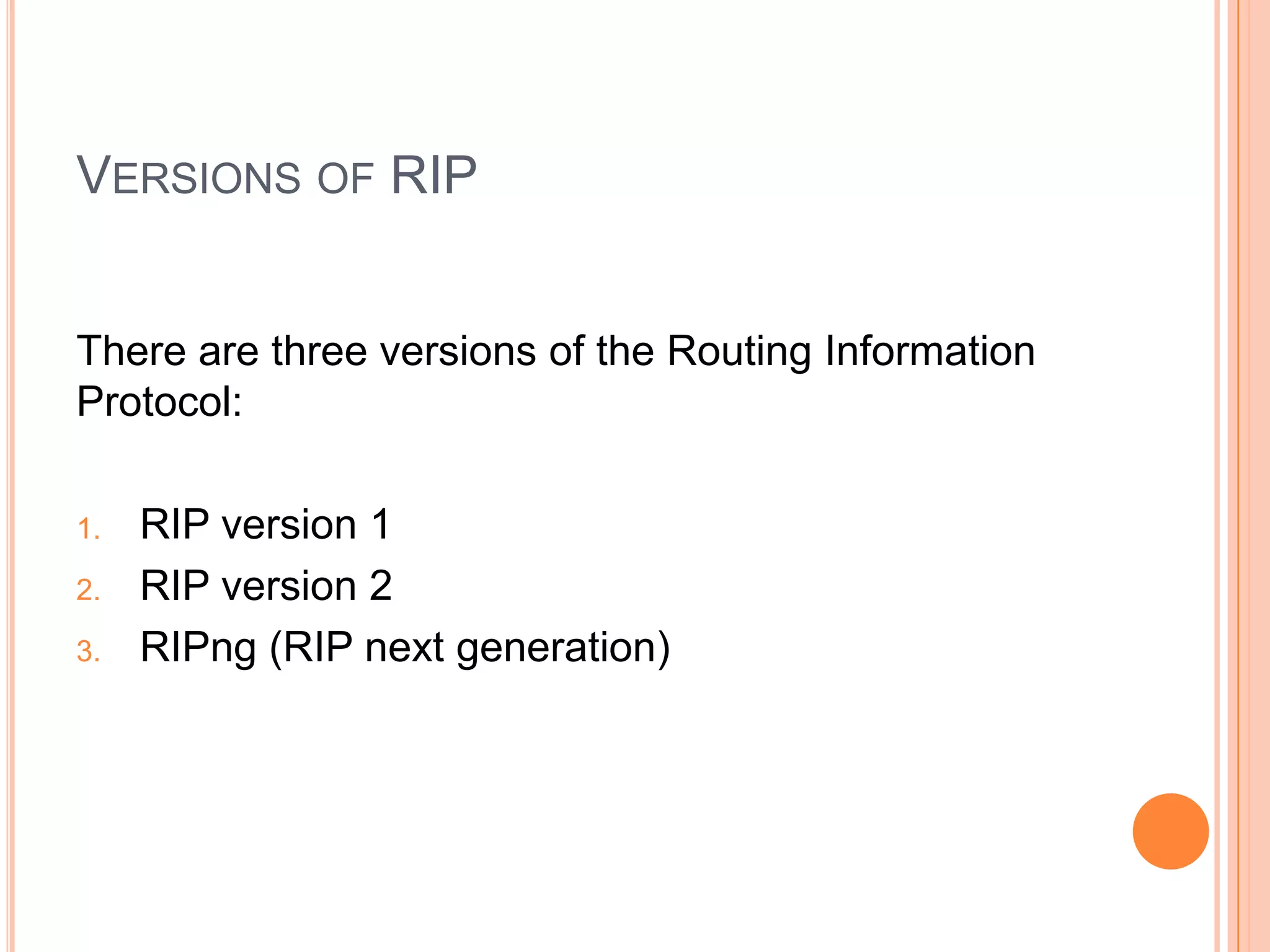 Routing Information Protocol | PPTX