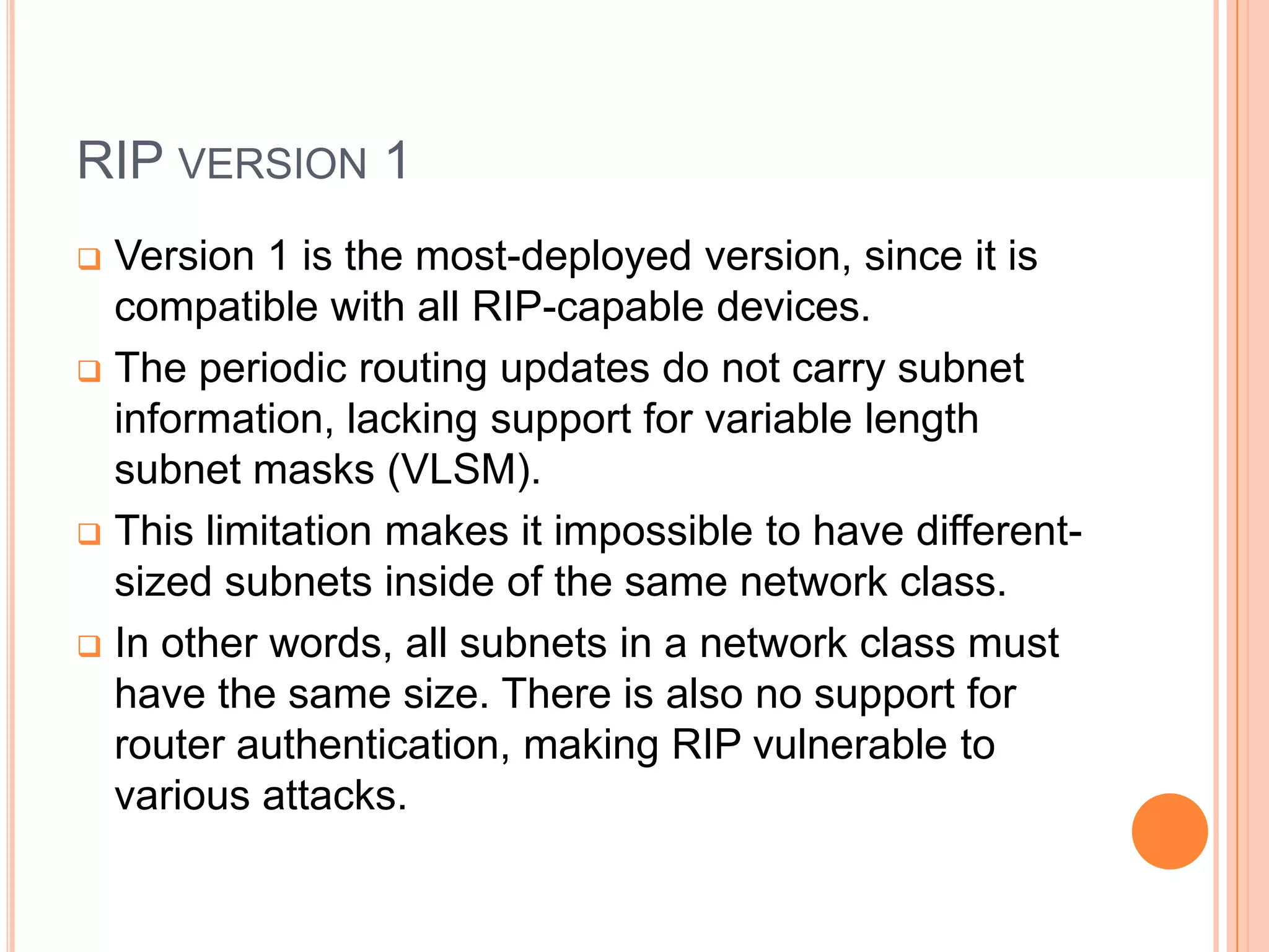 Routing Information Protocol | PPTX