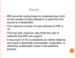 Routing Information Protocol | PPTX