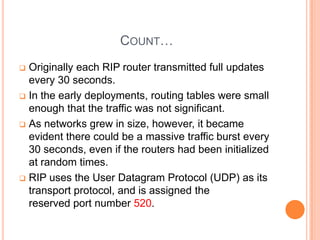 Routing Information Protocol | PPTX
