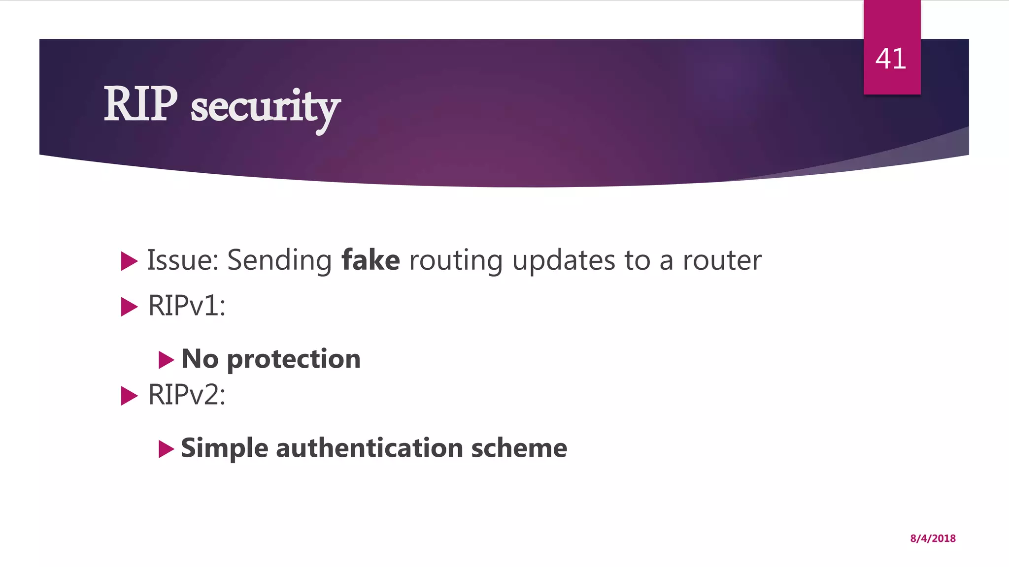 Routing Information Protocol Pptx Computer Networking Computing