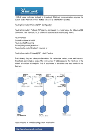 Routing information protocol & rip configuration | DOC