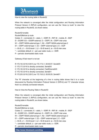 Routing information protocol & rip configuration | DOC