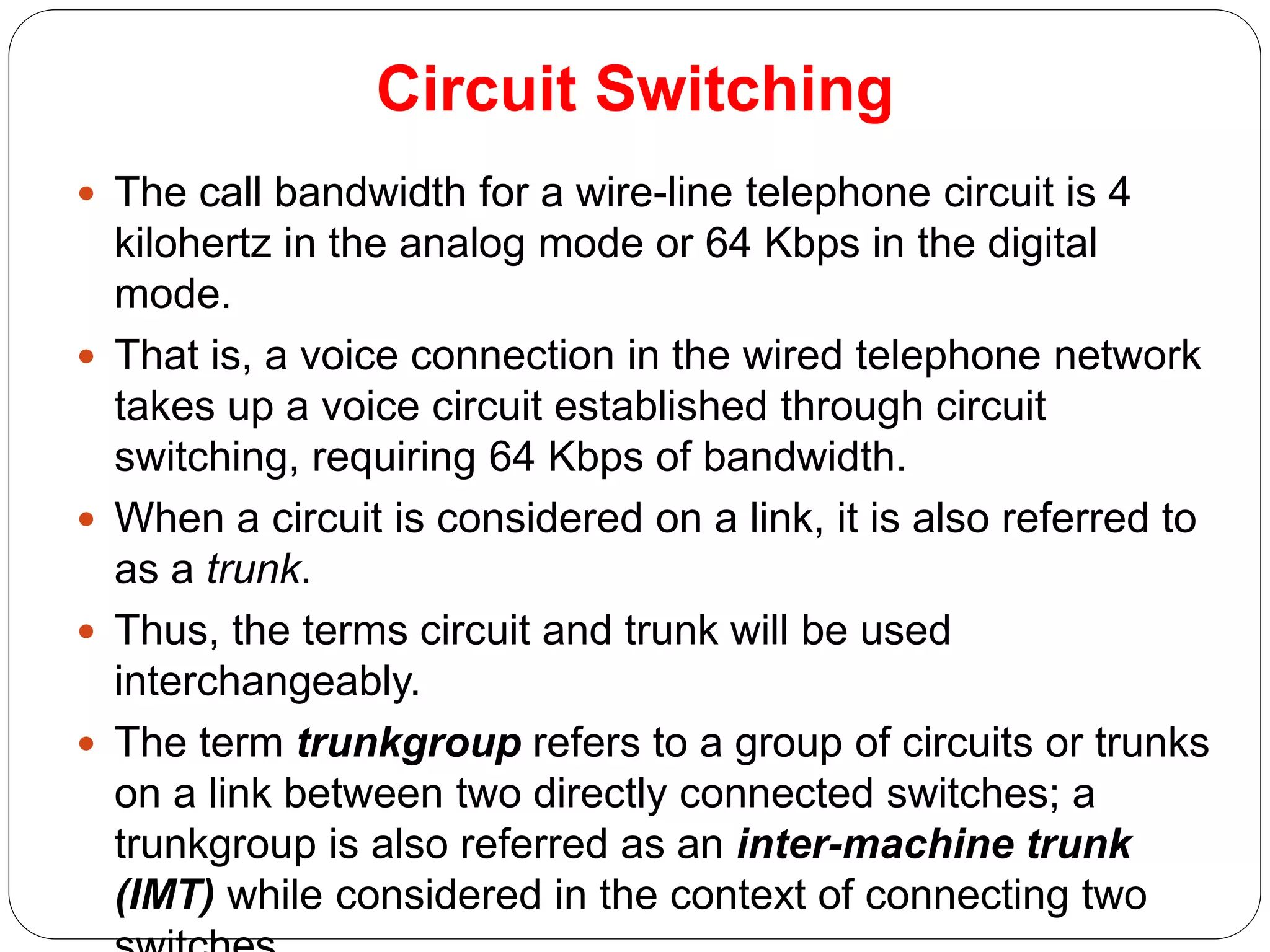 Routing in telephone networks | PPTX