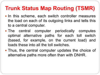 Routing in telephone networks | PPTX