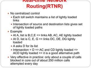 Routing in telephone networks | PPTX
