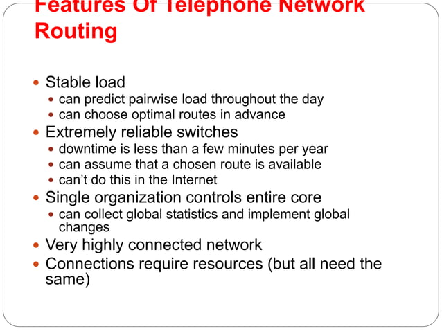 Routing in telephone networks | PPTX | Computer Networking | Computing