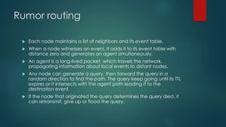 Routing in Wireless Sensor Network | PPTX