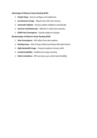 Routing(Lecture-3).docx Distance Vector Routing | PDF