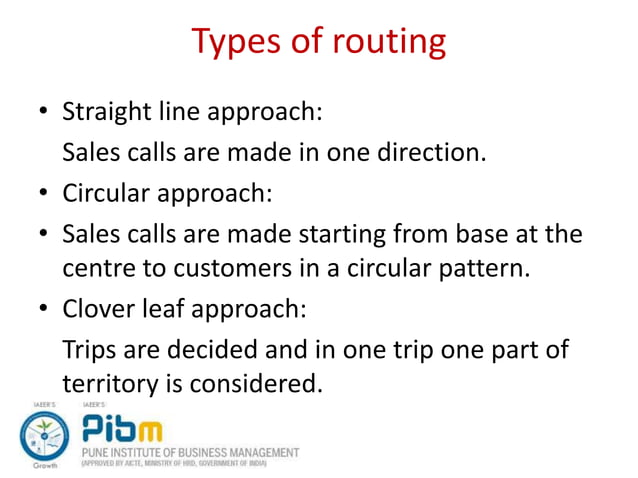 Routing & load logic followed | PPTX