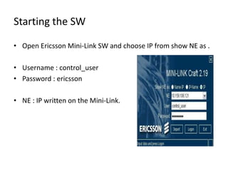 Routing over ericsson mini link | PPTX