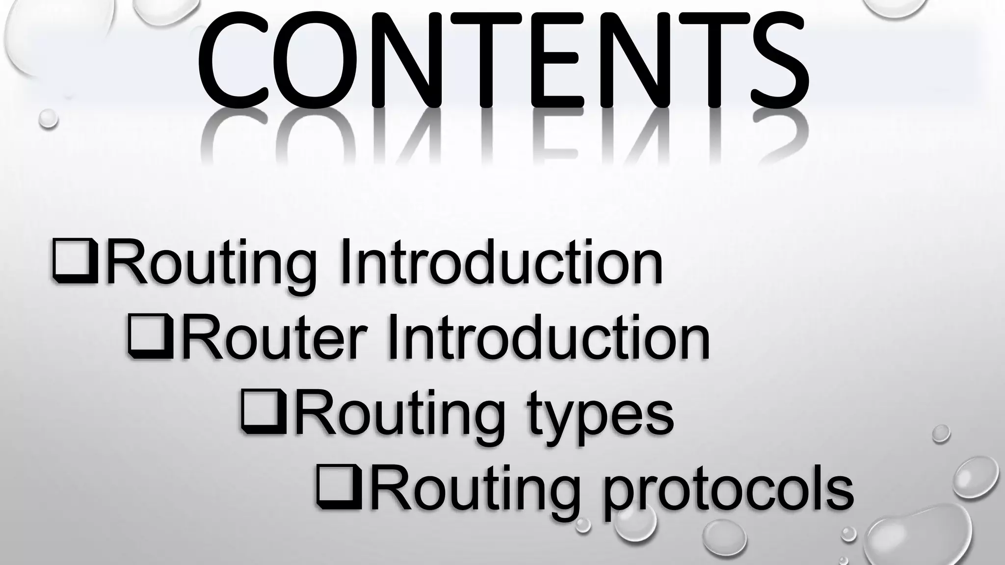 Routing ppt | PPTX