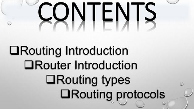 Routing ppt | PPTX