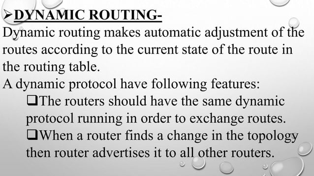 Routing ppt | PPTX