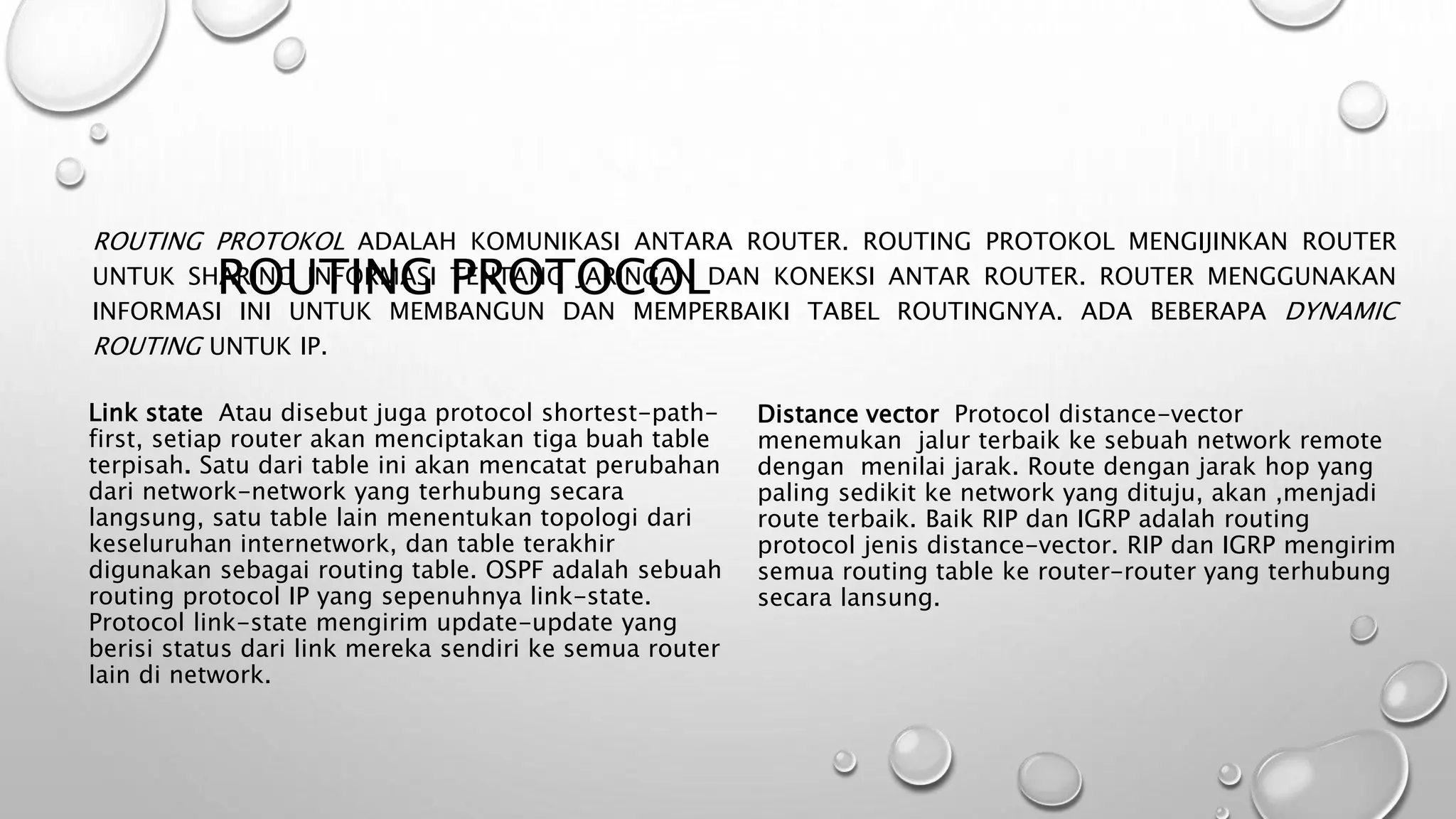 Routing protocol | PPT