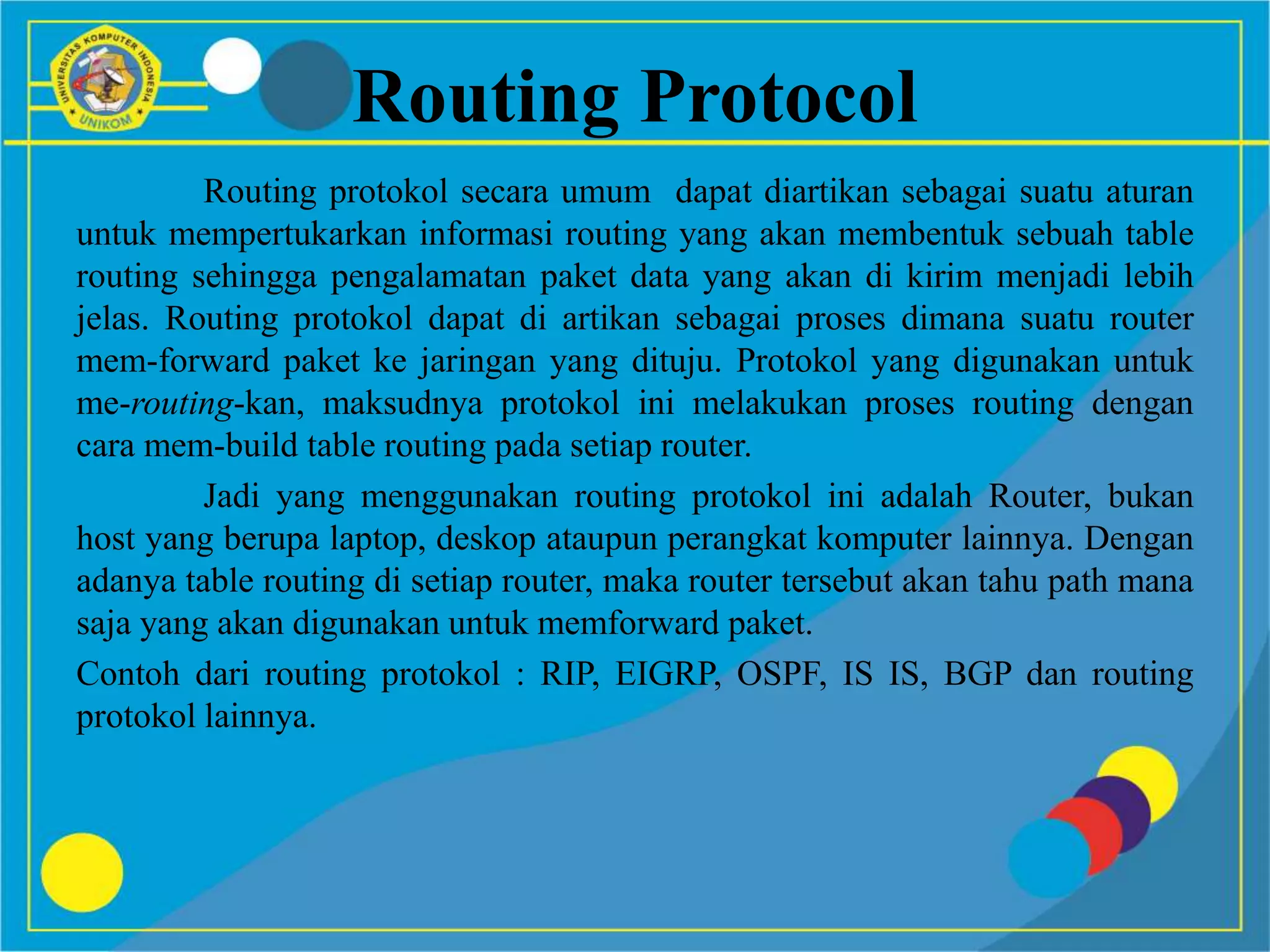 Routing Protocol Pptx