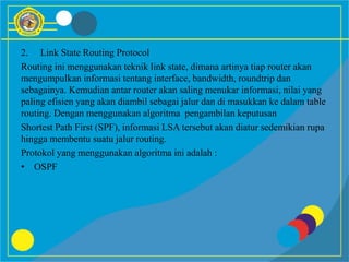 Routing protocol | PPTX