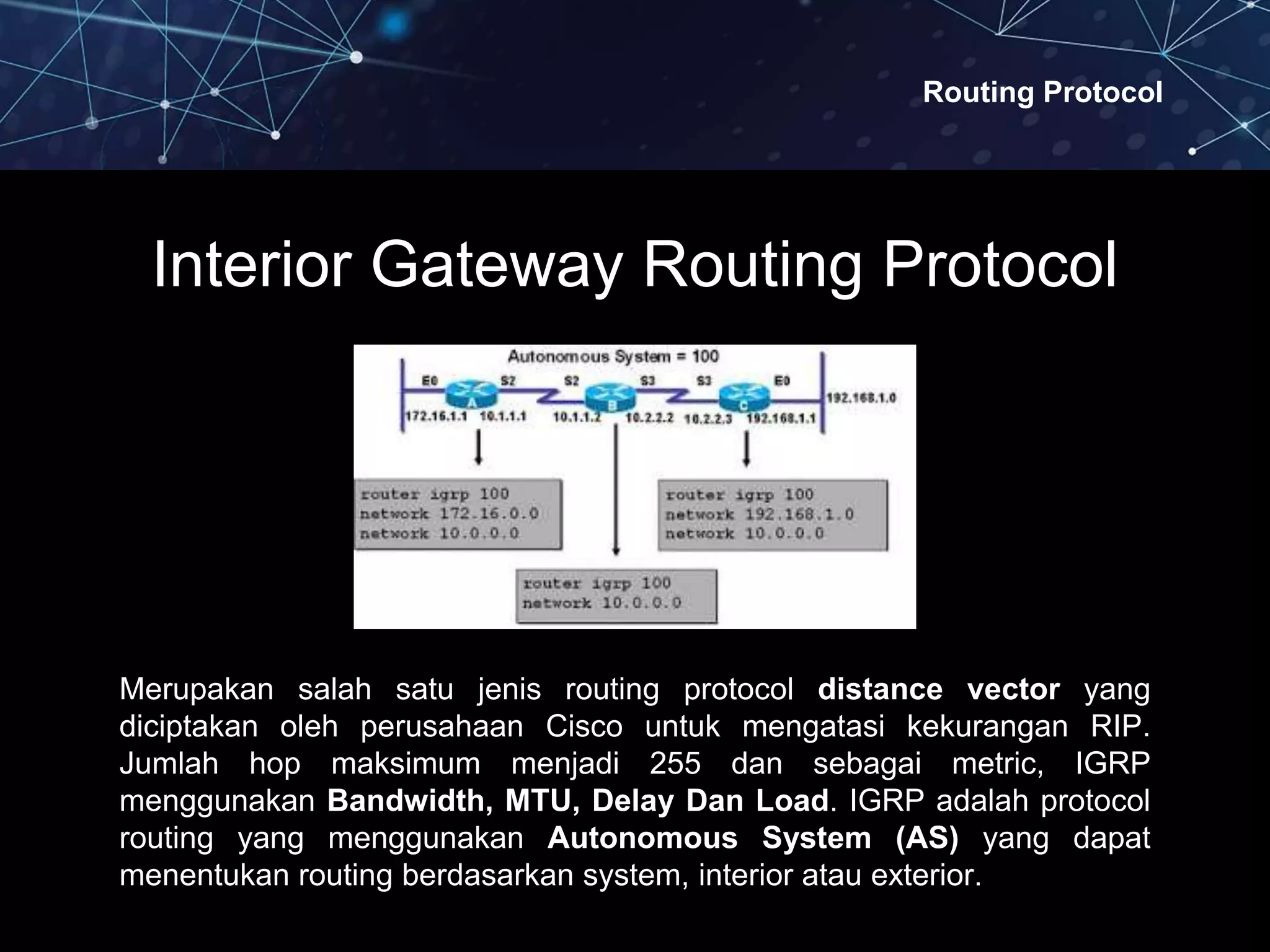 Routing Protocol Ppt