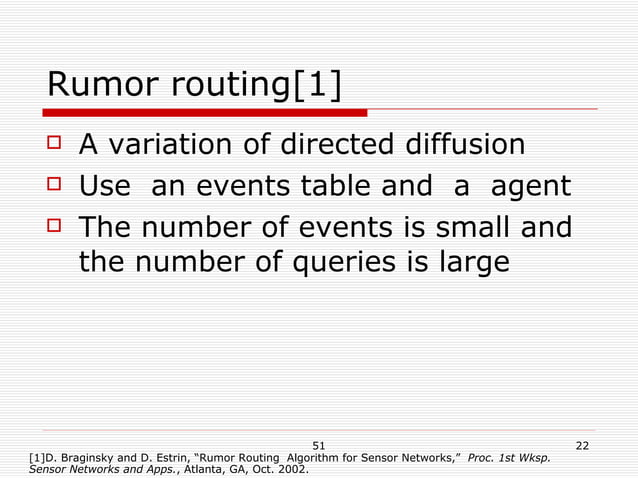 Routing Protocol On Wireless Sensor Network Ppt