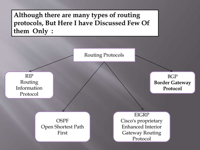 Routing protocols | PPTX | Computer Networking | Computing