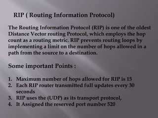 Routing protocols | PPTX | Computer Networking | Computing