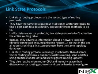 Routing Protocols | PPTX | Computer Networking | Computing