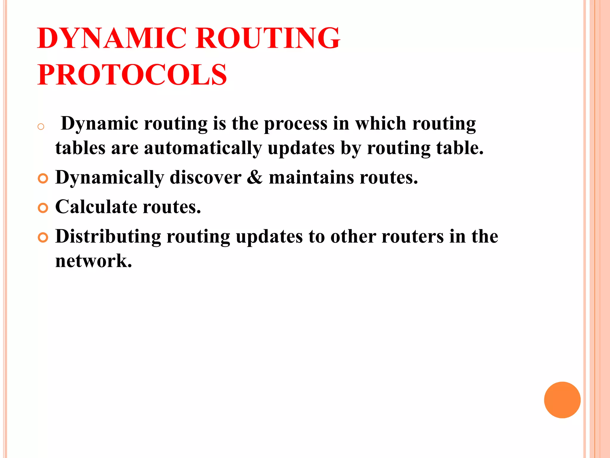Routing protocols | PPTX