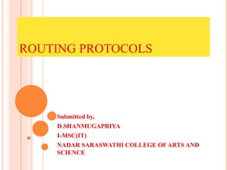 Routing protocols | PPTX