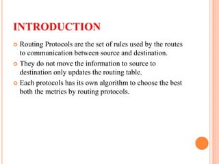 Routing protocols | PPTX