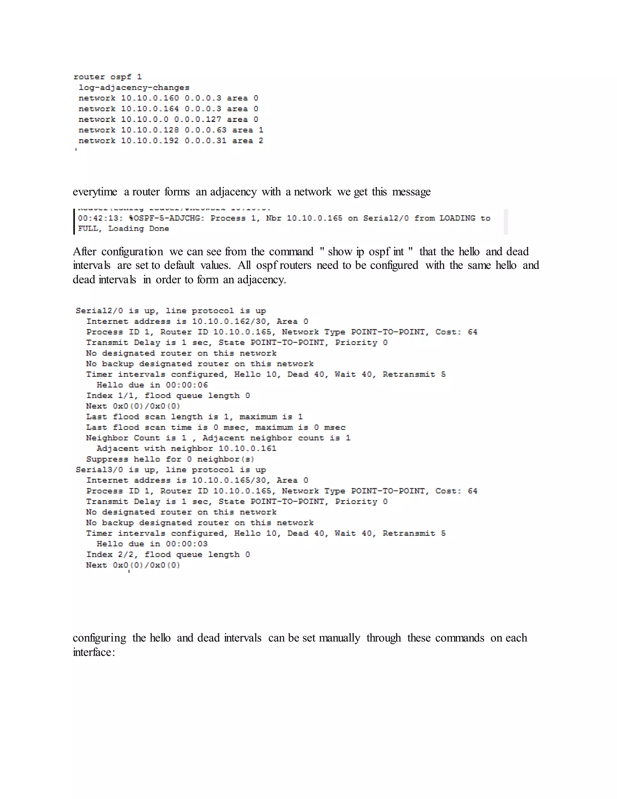 Packet Tracer Routing Protocols Eigrp And Ospf Docx Computer