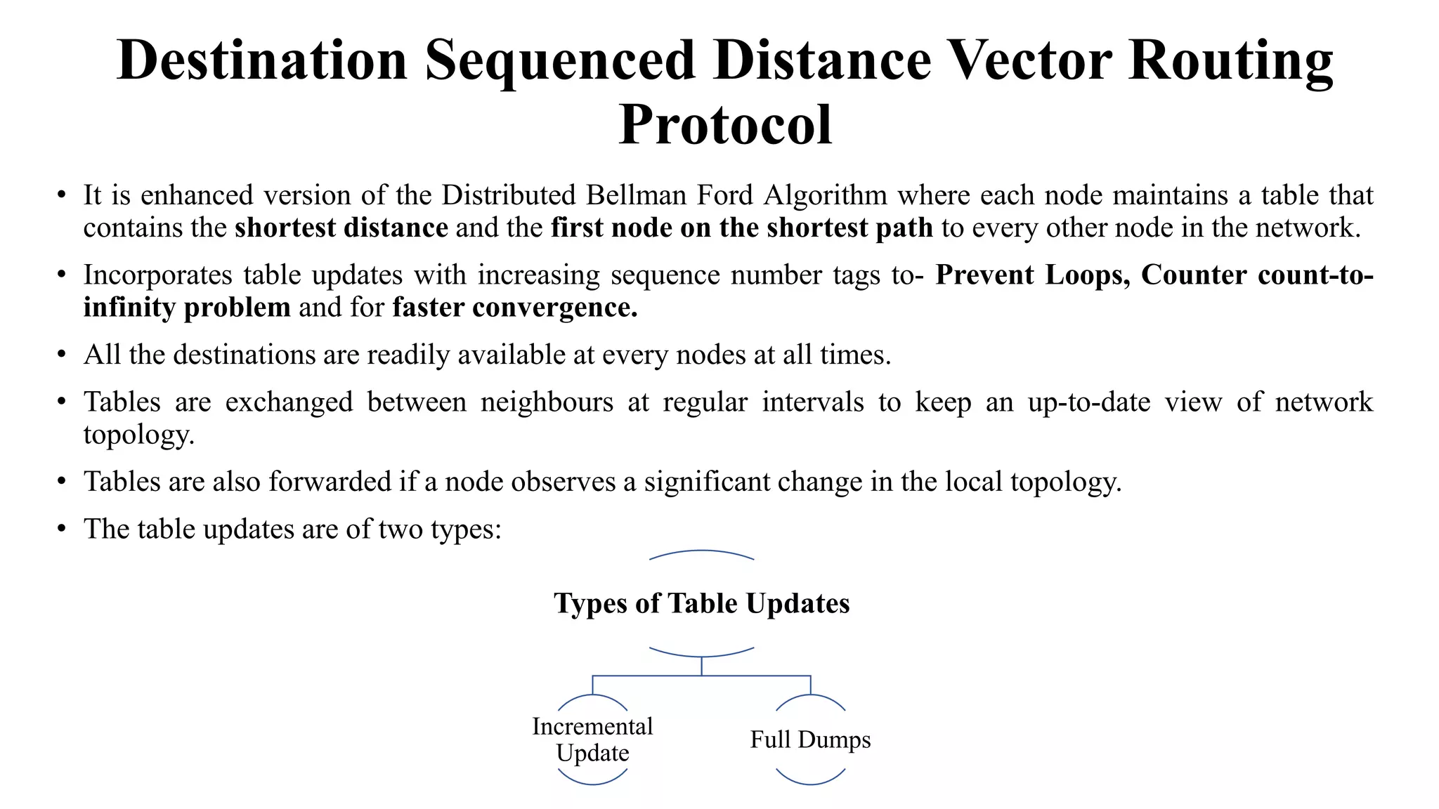 Routing protocols for ad hoc wireless networks | PPTX