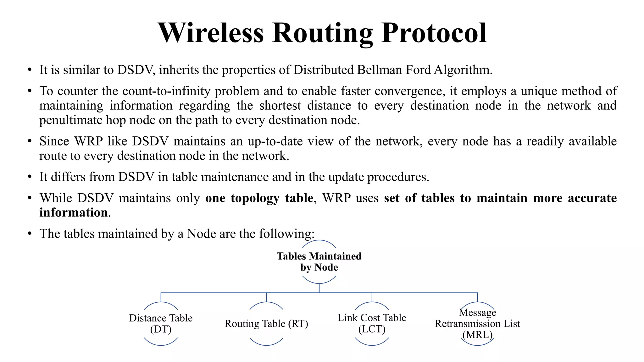 Routing Protocols For Ad Hoc Wireless Networks Pptx
