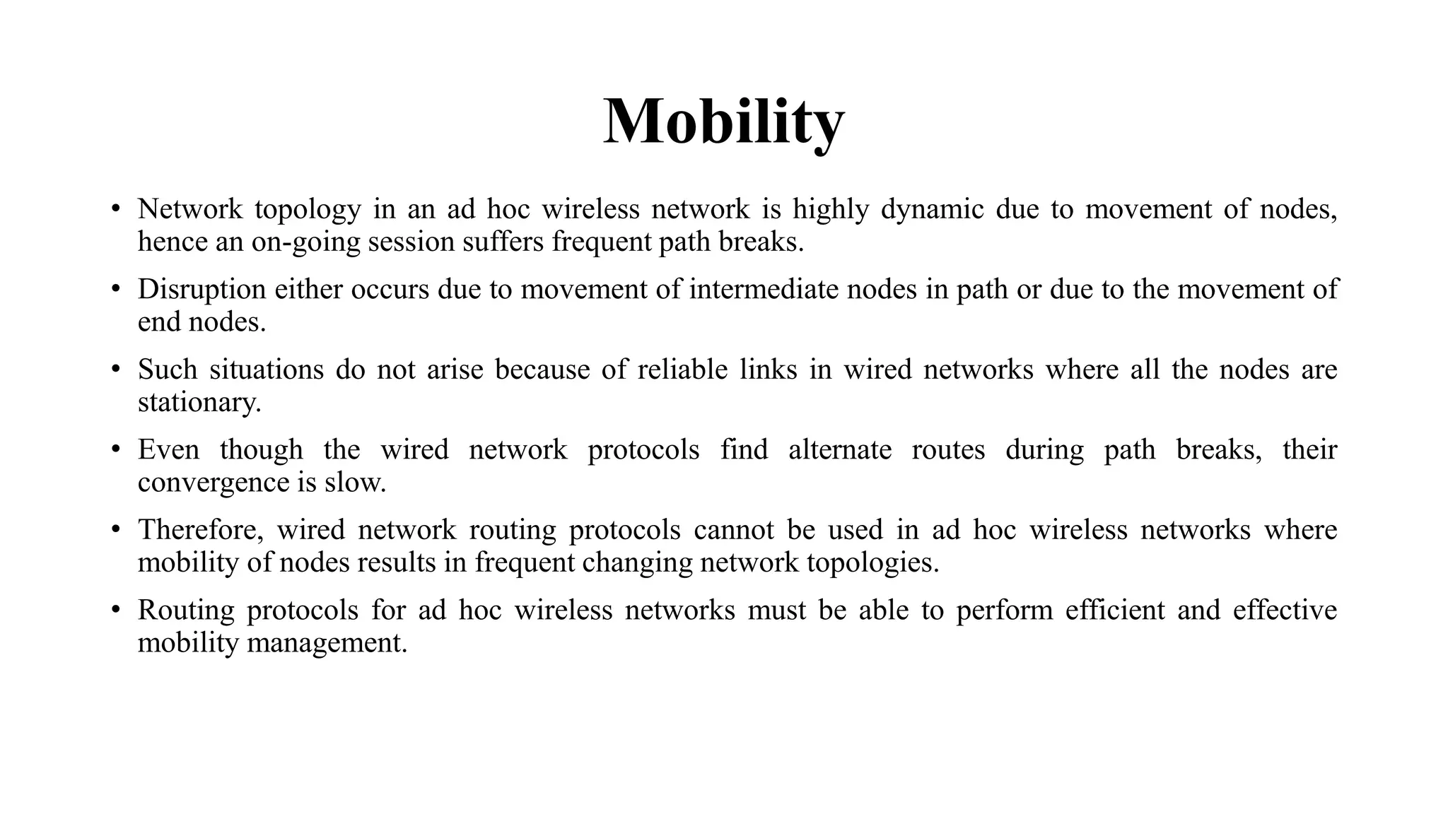 Routing Protocols For Ad Hoc Wireless Networks Pptx