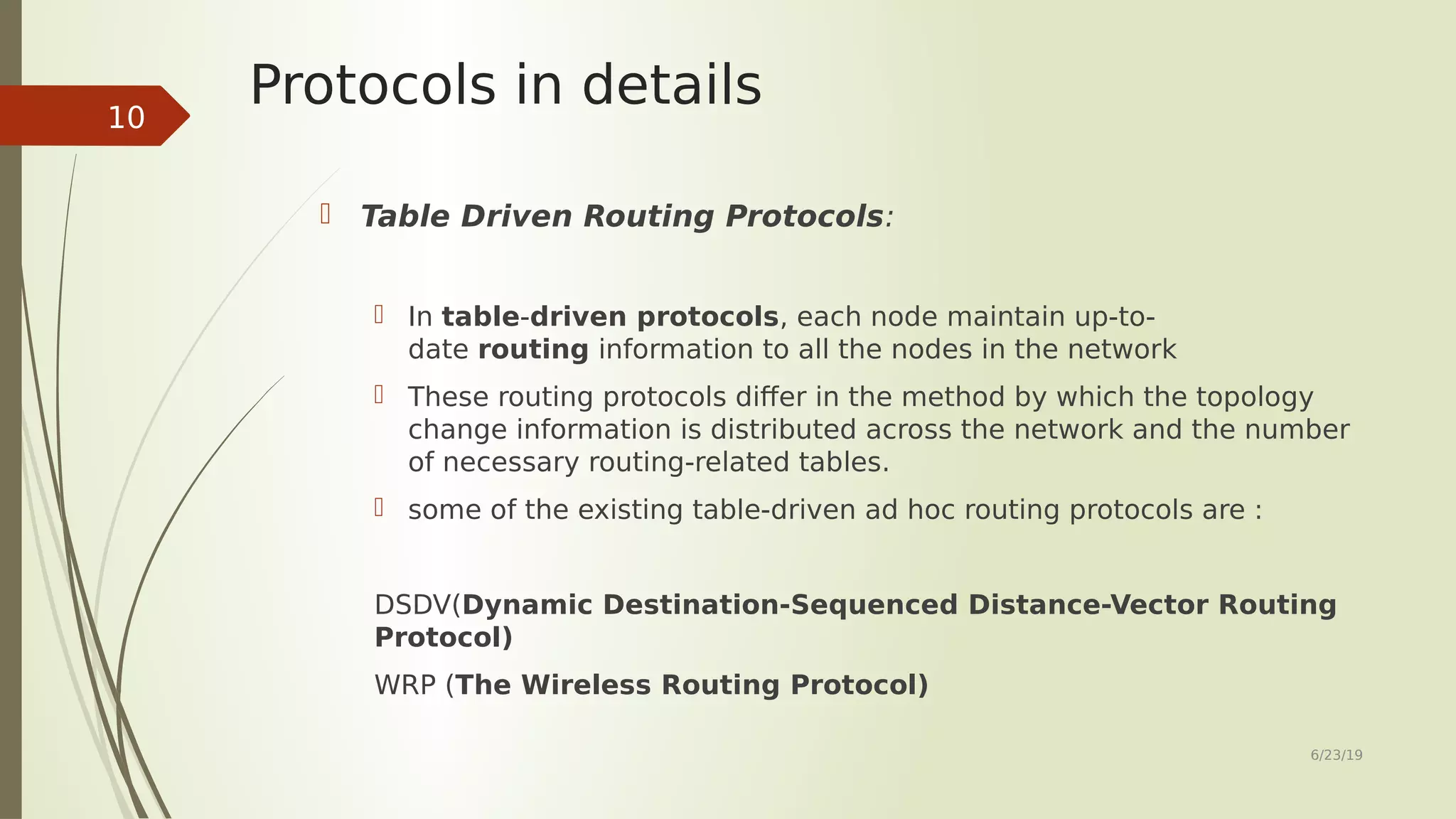 Routing Protocols In Ad Hoc Network Pdf Computer Networking Computing