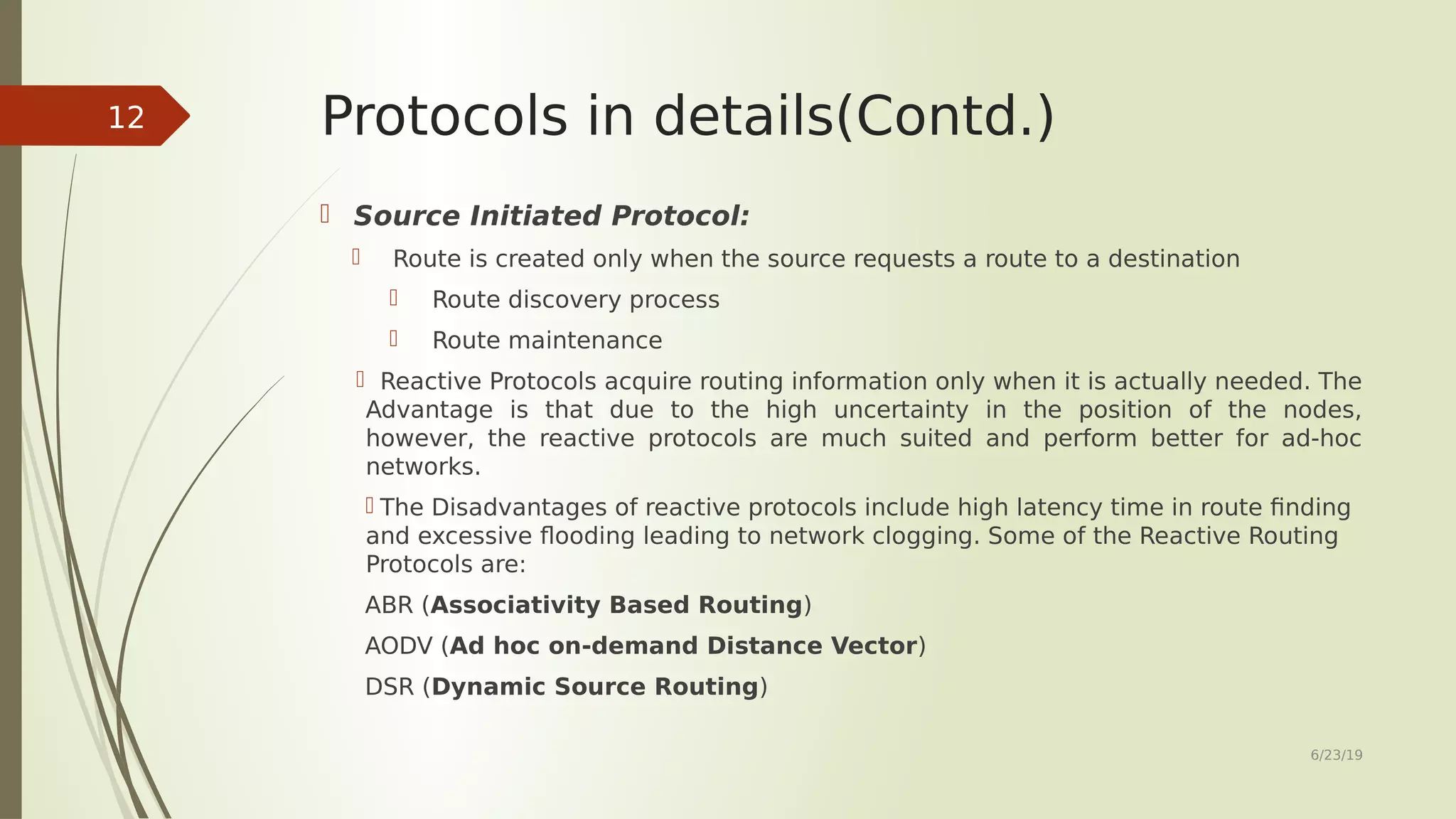 Routing Protocols In Ad Hoc Network Pdf Computer Networking Computing