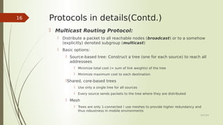 Routing protocols in ad hoc network | PDF