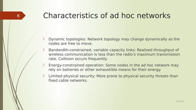 Routing Protocols In Ad Hoc Network Pdf Computer Networking Computing