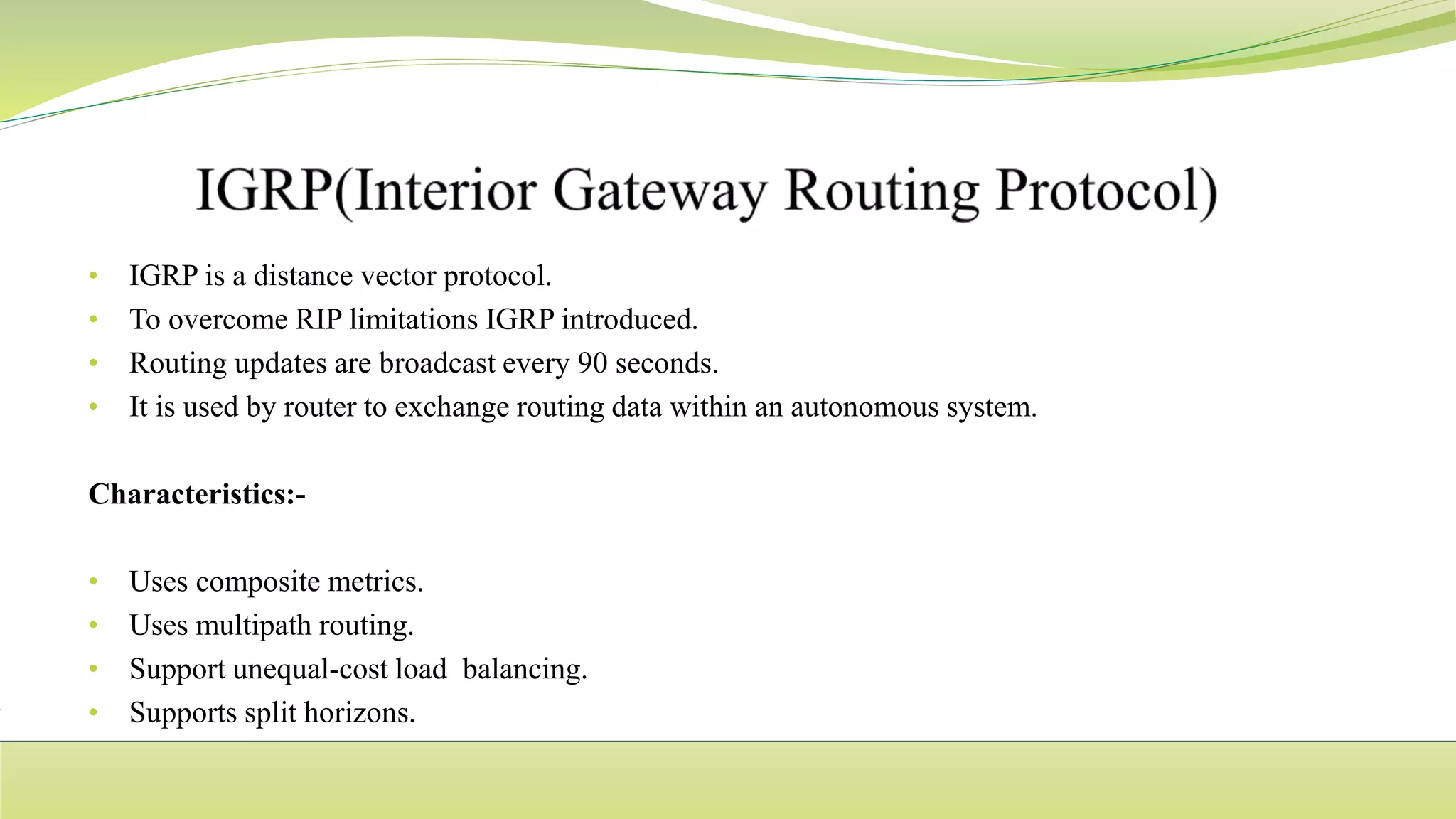 ROUTING PROTOCOLS new.pptx | Computer Networking | Computing