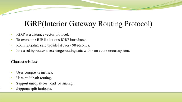 ROUTING PROTOCOLS new.pptx | Computer Networking | Computing