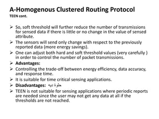 Routing protocols of wsn | PPT
